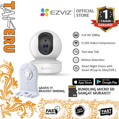 Promo EZVIZ TY1 2MP 4MP IP Cam wireless PTZ Paket CCTV Camera Wifi ...