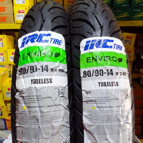 Jual ban tubeless IRC Enviro 90/90-14 untuk roda belakang matic Honda ...