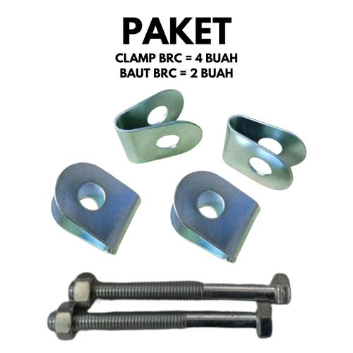 Jual PAKET BRC BAUT SET KLEM BRC BAUT CLAMP SET PAKET TIANG BRC - Kota ...
