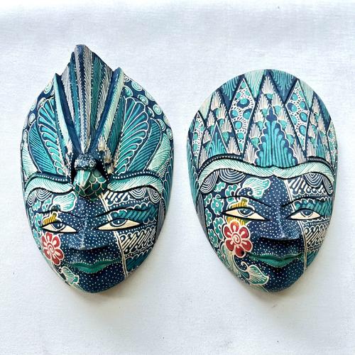 Jual Topeng Rama Shinta Batik Kayu Hiasan Dinding Oleh Oleh Khas Jogja ...