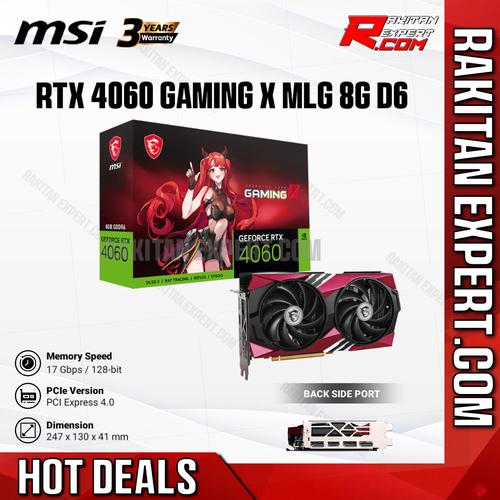 Jual VGA MSI GeForce RTX 4060 GAMING X 8G MLG - RTX 4060 GAMING X 8GB ...
