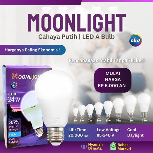 Promo LAMPU LED 3W 5W 7W 9W 15W 18W 24W BULB BOHLAM JUMBO CAHAYA SUPER TERANG PUTIH MURAH ...