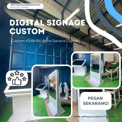 Jual CUSTOM BOX DIGITAL SIGNAGE PORTRAIT 50 55 INCH, DENGAN TEMPERED ...