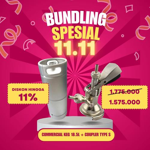 Jual Imatton US commercial keg type S - KEG 20L+COUPLER - Kota Surabaya ...