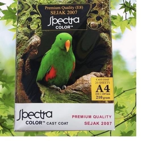 Jual KERTAS FOTO GLOSSY A4 210 GRAM / GLOSSY PHOTO PAPER 210 GR SPECTRA ...