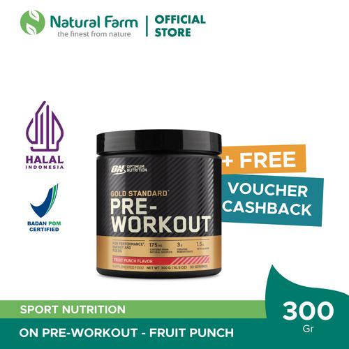 Promo Optimum Nutrition Pre Workout Fruit Punch (300gr) - Green Apple ...