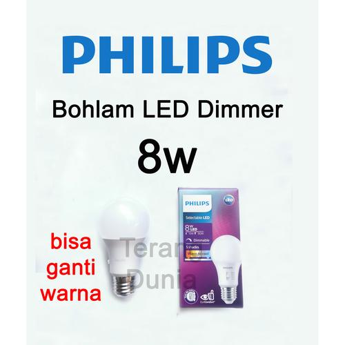 Jual Bohlam LED Dimmer 8w Bohlam LED Philips Dim 8w Bohlam LED Philips ...