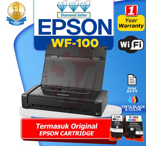 Jual Printer Epson WF100 WiFi Inkjet Printer Portable - Jakarta Barat ...