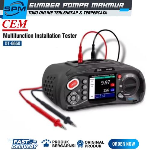 Jual CEM DT-6650 Multifunction Installation Tester with insulation ...
