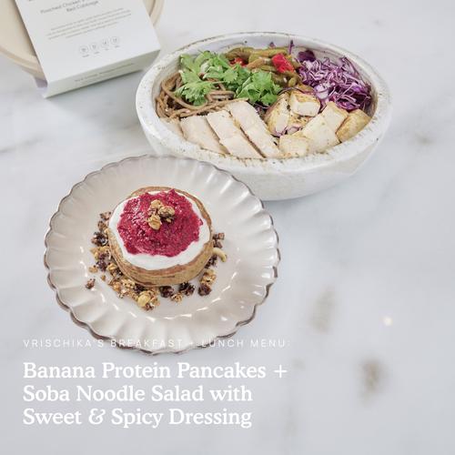 Jual Breakfast + Lunch Menu Metabolism Reset Meal Plan Collab with Dr. Vrischika Bella: Banana ...