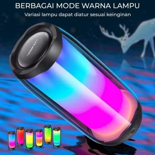 Jual speaker bluetooth bass stereo model terbaru lampu led rgb aqs_70 ...