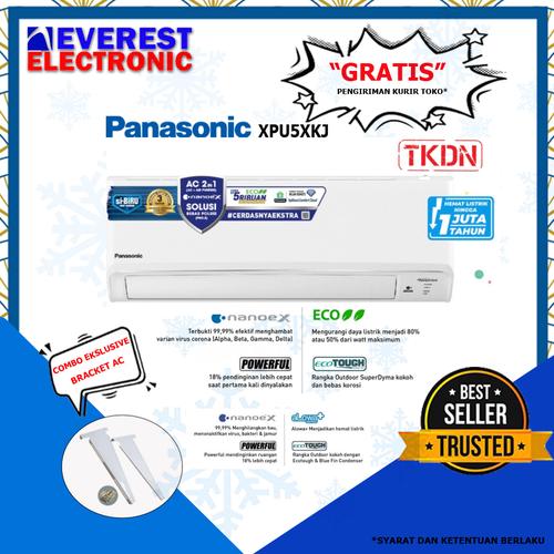 Jual AC PANASONIC INVERTER NANOE CS-XPU5XKJ / XPU5XKJ XPU 5 XKJ1/2PK ...