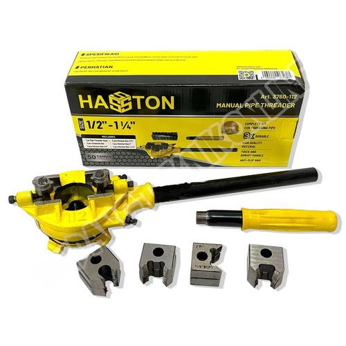 Jual HASSTON 3760-112 Manual Pipe Threader Threading Tool 1/2"-1 1/4 ...