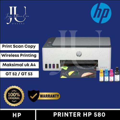 Promo PRINTER HP SMART TANK 580 ALL IN ONE WIRELESS WIFI GARANSI RESMI ...