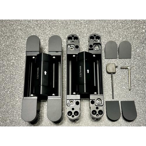 Jual ENGSEL HINGE HIDDEN CONCEALED SH80 TANAM PINTU HITAM BLACK ...
