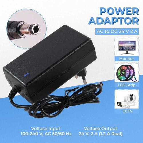 Jual Power Adaptor LED Strip 24V 2A - Jakarta Barat - FIRGO RACING ...