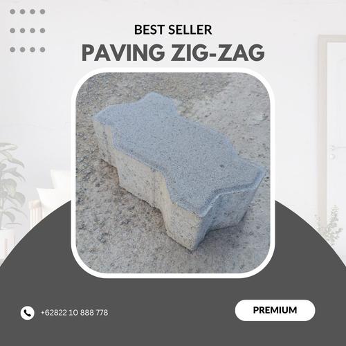 Jual PAVING BLOCK ZIG-ZAG (PAVING CACING) - 6, Abu-abu - Kota Tangerang ...