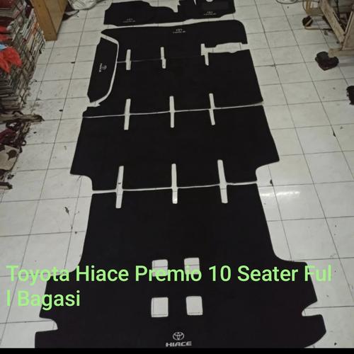 Jual Karpet Lantai Bahan Bludru Toyota Hiace Premio 10 Seater Bahan ...