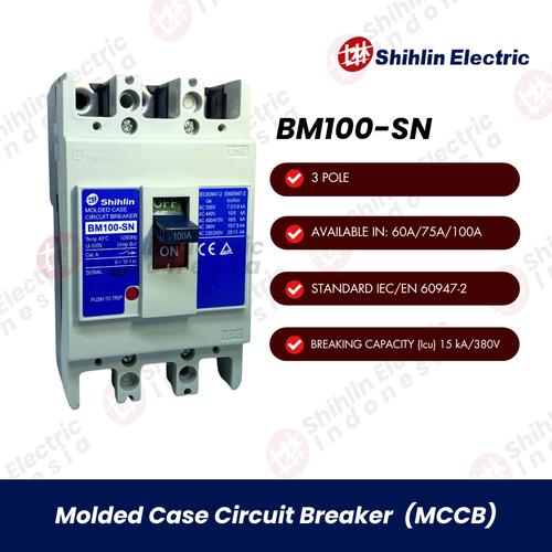 Jual MCCB Shihlin BM100-SN (380V 15kA, 220V 25kA) 3P 60A ~ 100A - 60A - Jakarta Pusat - Shihlin ...