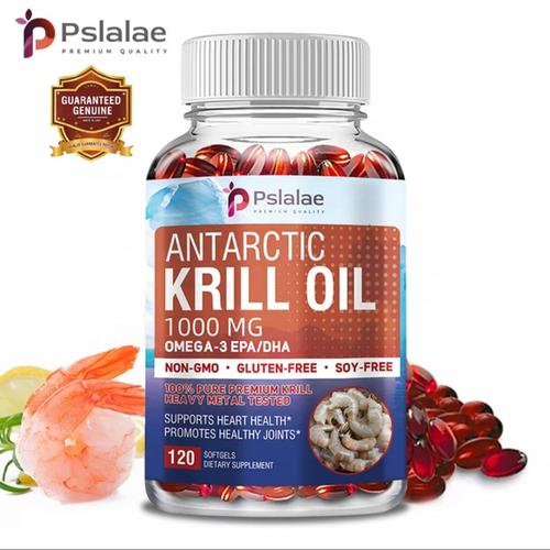 Jual PSLALAE Vitamin Antartic Krill Oil 1000mg OMEGA-3 EPA/DHA 120 ...