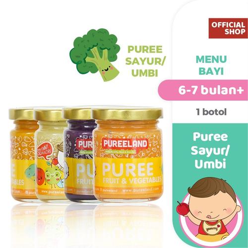 Promo Pureeland Baby Puree Sayur dan Umbi / MPASI Bayi Organik ...