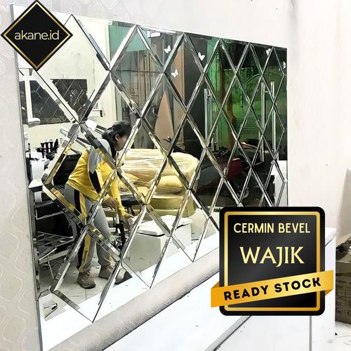 Jual Kaca Bevel Diamond Wajik Paket Kelipatan 30cm - Diamond/Wajik, 60 ...