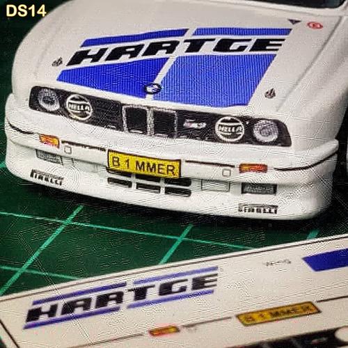 Jual Decal DS14 Hotwheels BMW M3 E30 HARTGE SAKURA MODELS - Kota ...