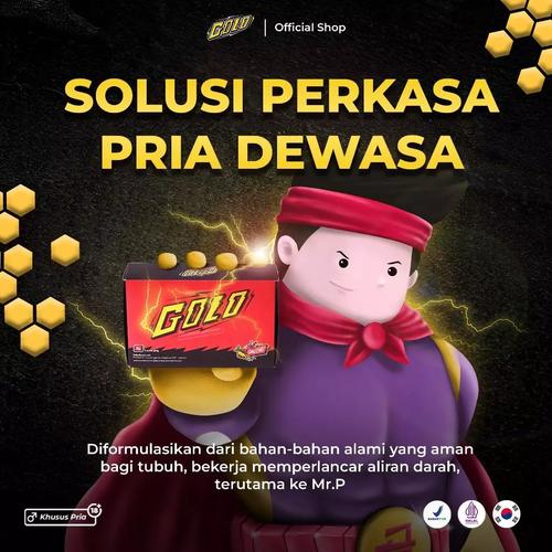 Jual Mister Golo Ginseng Mr GOLO Gingseng Obat Kuat Pria 1 Box 5 Sachet ...