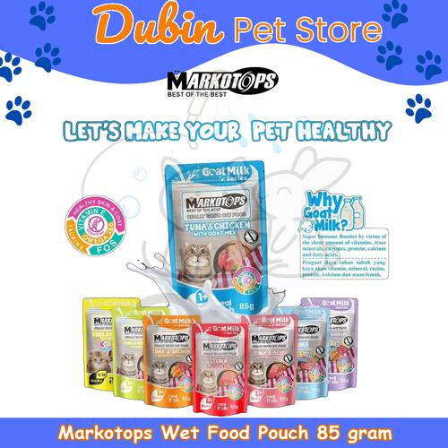 Jual Makanan Kucing Markotops Kitten sachet 85gr/Makanan Basah - TUNA ...