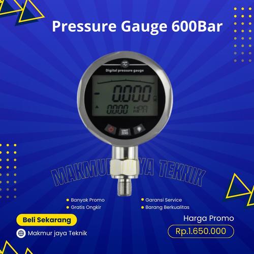 Jual Digital Hydraulic Test Pressure Gauge 0-60 MPa Kpa PSI Kgf cm2 600 ...