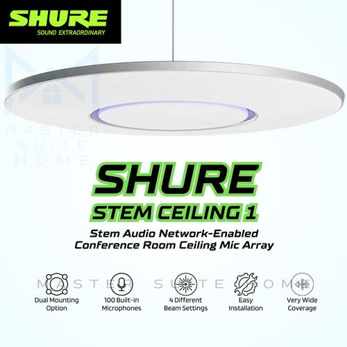 Promo Perlengkapan Ruang Meeting Room SHURE CEILING1 - Stem Audio ...