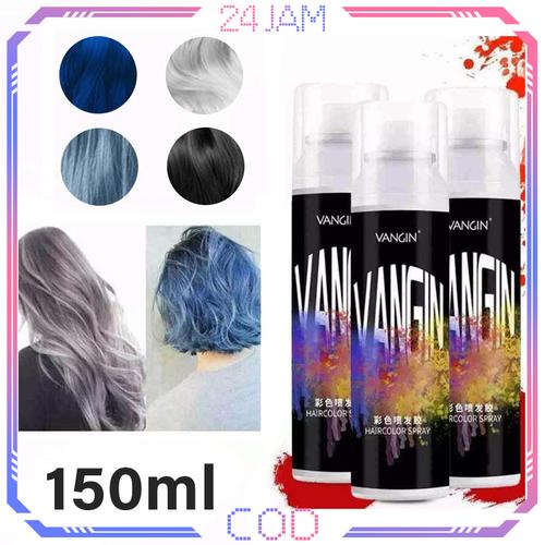 Jual 150ml Cat Rambut Spray Non Permanen Cat Rambut Semprot Sementara ...