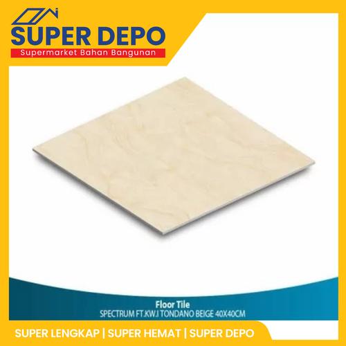 Jual KERAMIK LANTAI MULIA SPECTRUM 40X40 CM - TONDANO BEIGE - Kab ...