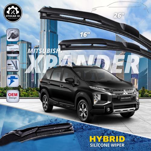 Jual Wifer Frameless Hybrid Mitsubishi XPander Karet Wiper Kaca Mobil ...