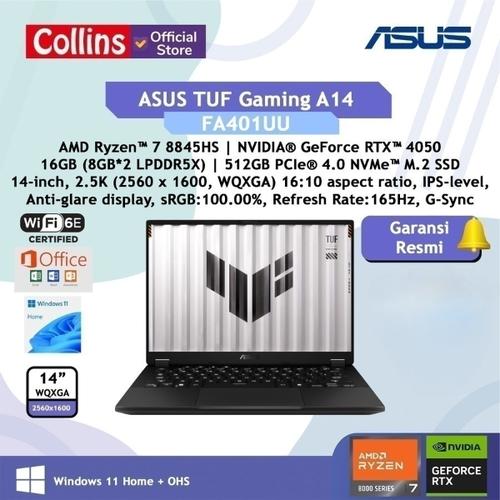 Promo ASUS TUF Gaming A14 FA401UU Ryzen 7-8845HS RTX4050 16GB 512GB 14 ...