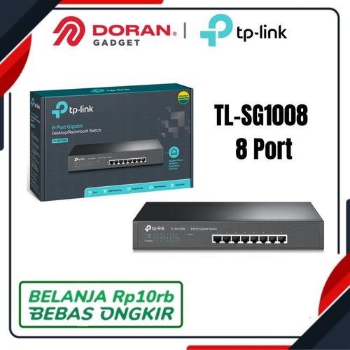 Jual TP-LINK TL-SG1008 8-Port Gigabit Desktop/Rackmount Switch ...