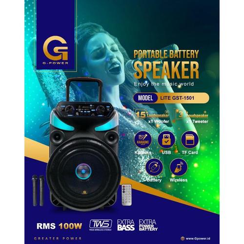 Jual G-POWER SPEAKER GPOWER 15 INCH Speaker G Power GST1501 Sepeaker G ...