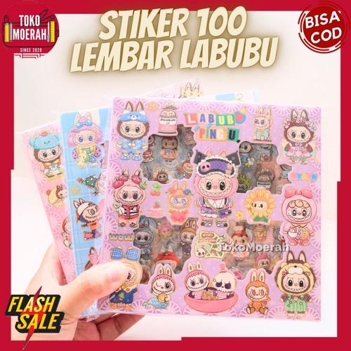 Jual STIKER 100 LABUBU LUCU UNIK 1 BOX STIKER LABU LABU ISI 100pcs ...