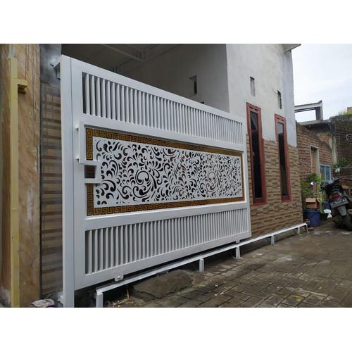 Jual pagar cutting laser tebal 1,5mm, pagar besi motif modern - Kab ...