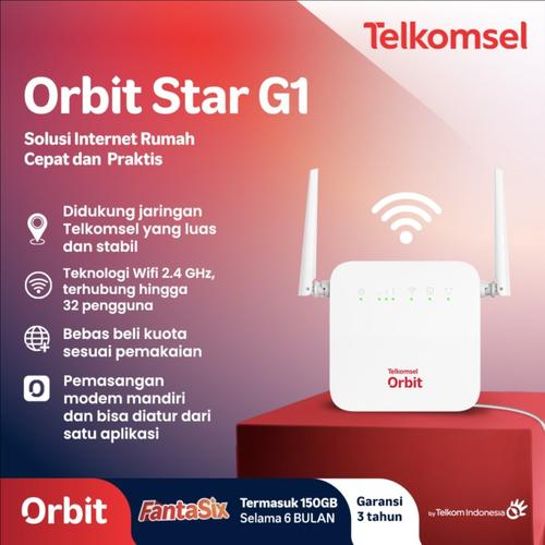 Promo Telkomsel orbit star G1 modem wifi 4g high speed bonus data modem orbit g1 modem wifi ...