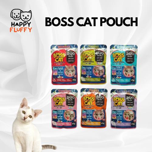 Jual Bosscat pouch 85gr makanan basah kucing boss cat pouch - Makanan ...