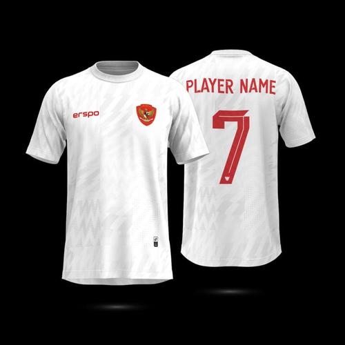 Jual Jersey Timnas Indonesia ERSPO Supporter Version Custom Name Home ...
