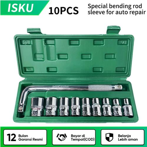 Promo Kunci Socket Extension Impact 10pcs ISKU Merk 1/2'' 6Pt Mata Sok - 10pcs L - Jakarta Utara ...