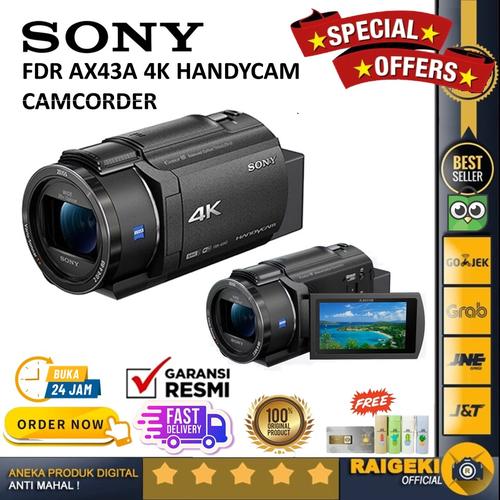 Jual Sony FDR AX43A 4K Handycam Camcorder Sony AX43 A FDRAX43A ...
