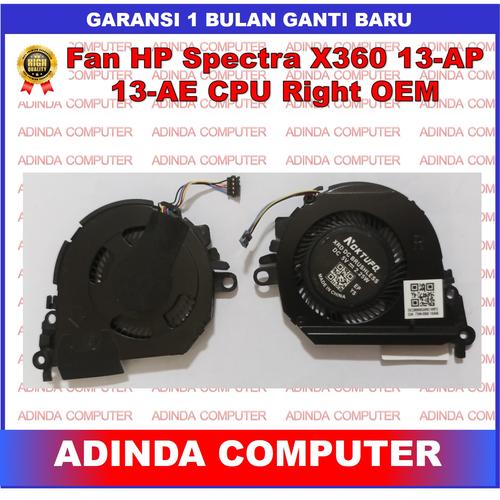 Jual Fan HP Spectre X360 13-AP 13T-AP 13-AE 13T-AE TPN-Q199 CPU Right - Kab. Bogor - Adinda ...