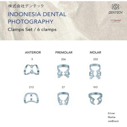 Jual KLIK DENTAL KSK Clamp IDP Set Complete Kit Silver / Glossy ( 6 ...