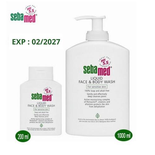 Jual Sabun Cair Sebamed Liquid Face & Body Wash 200 Dan 1000 ml Sabun ...