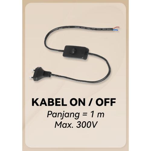 Jual KABEL ON OFF 1 METER / KABEL LAMPU / KABEL SAKLAR / KABEL SWITCH ...