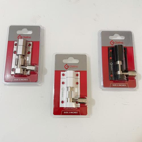 Jual GRENDEL SLOT PINTU ALUMINIUM TEBAL GLATINO - 2" White - Jakarta ...