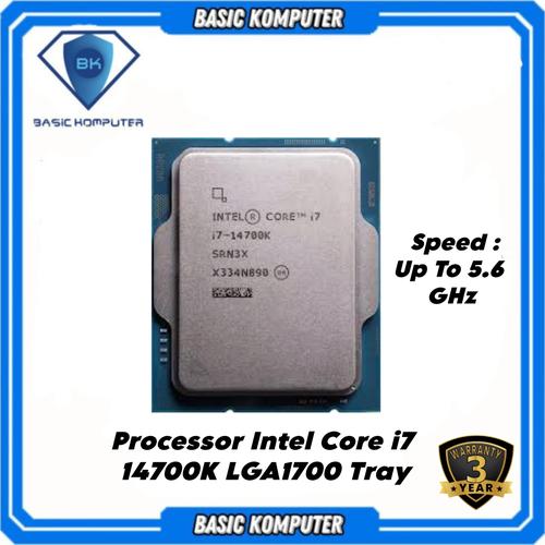 Jual PROCESSOR INTEL CORE I7 14700K LGA1700 TRAY - Jakarta Pusat ...